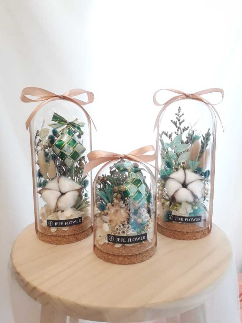 Jual Ramadhan Glass Dome Small/ Glass Dome/ Bunga Kaca Di Seller Jefe ...