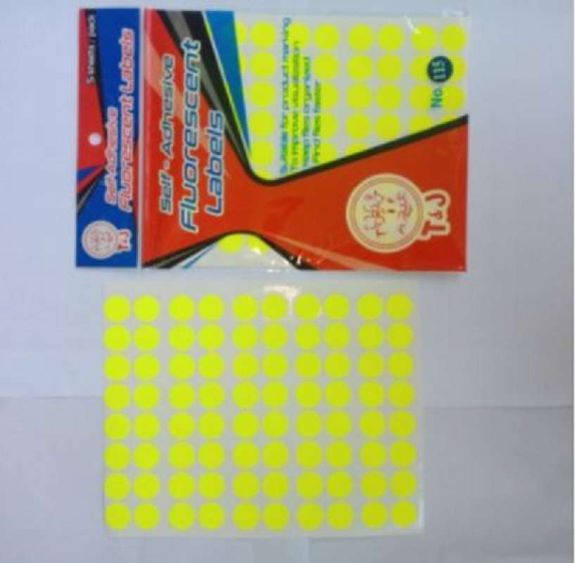 Jual Label / Sticker / Stiker Tom&jerry No.115 Tj Bulat Kuning / Biru ...