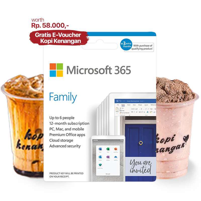 Jual Microsoft Office 365 Family Posa Card Software Di Seller Blibli ...