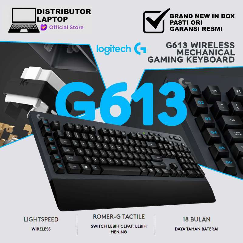 Jual Logitech G613 Wireless Mechanical Gaming Keyboard di Seller ...