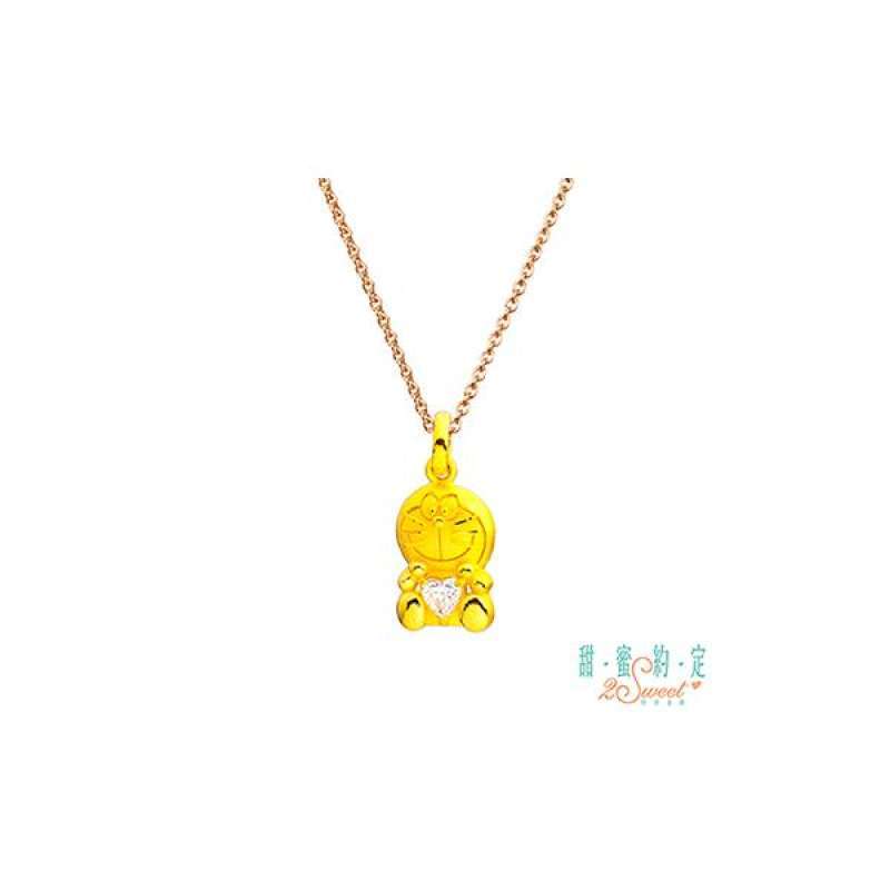 Jual (Doraemon)Sweet appointment Doraemon only Doraemon gold pendant to ...