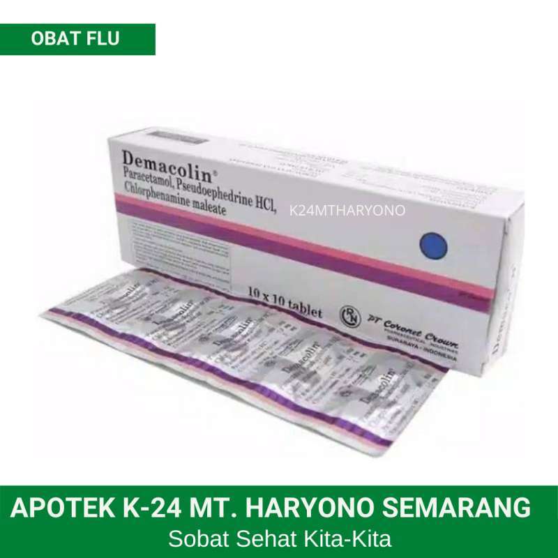 Jual DEMACOLIN ISI 10 TABLET di Seller K24 MT.Haryono - Purwodinatan ...