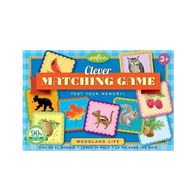 Jual eeBoo game series - wooddland life clever matching game Forest ...
