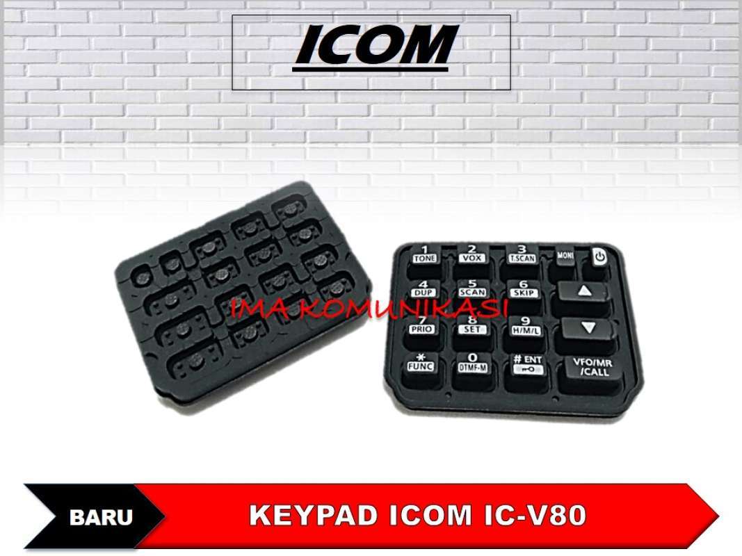 Jual KEYPAD ICOM .IC - V80 di Seller IMA COMMUNICATION - Glodok, Kota ...