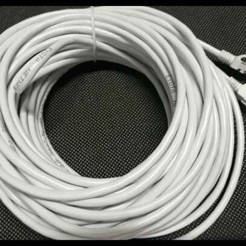 Promo Kabel LAN 30 Meter Cat 5 Varro Kabel UTP Cat 5 Rakitan Siap Pakai ...