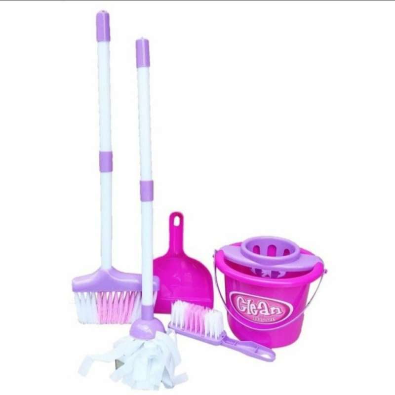 Jual Mainan Kebersihan Anak Perempuan Cleaning Set Helper Beberes Rumah ...