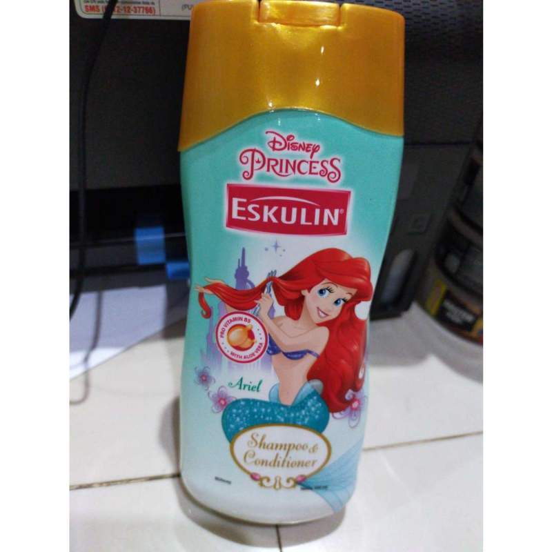Jual Eskulin Kids Princess Ariel Shampoo & Conditioner [200 mL] di ...