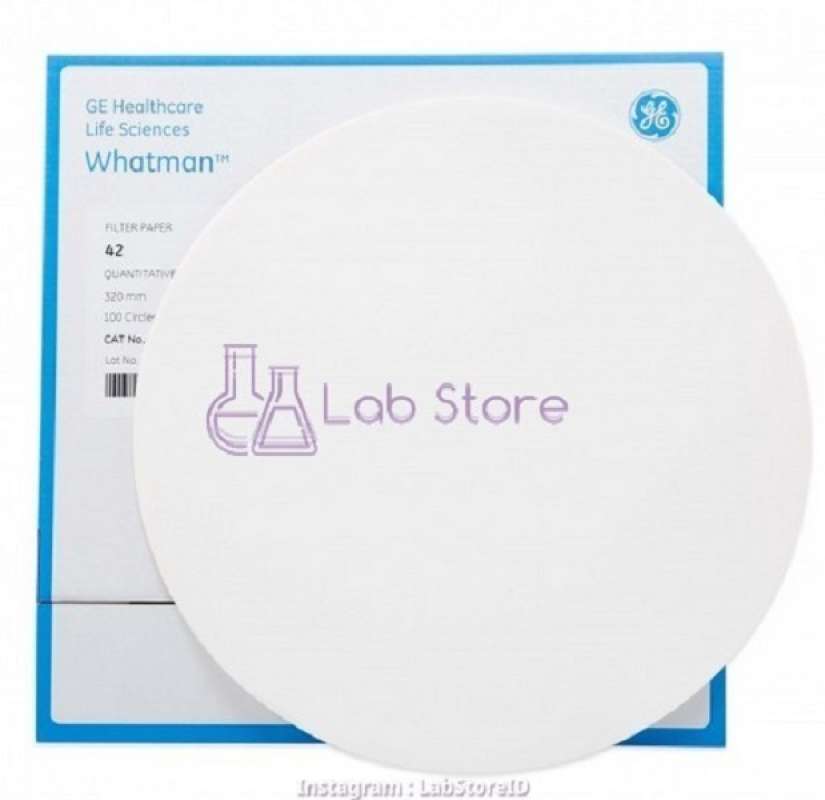 Jual Filter Paper Kertas Saring No 42 Grade 42 Circles | Whatman 1442 ...