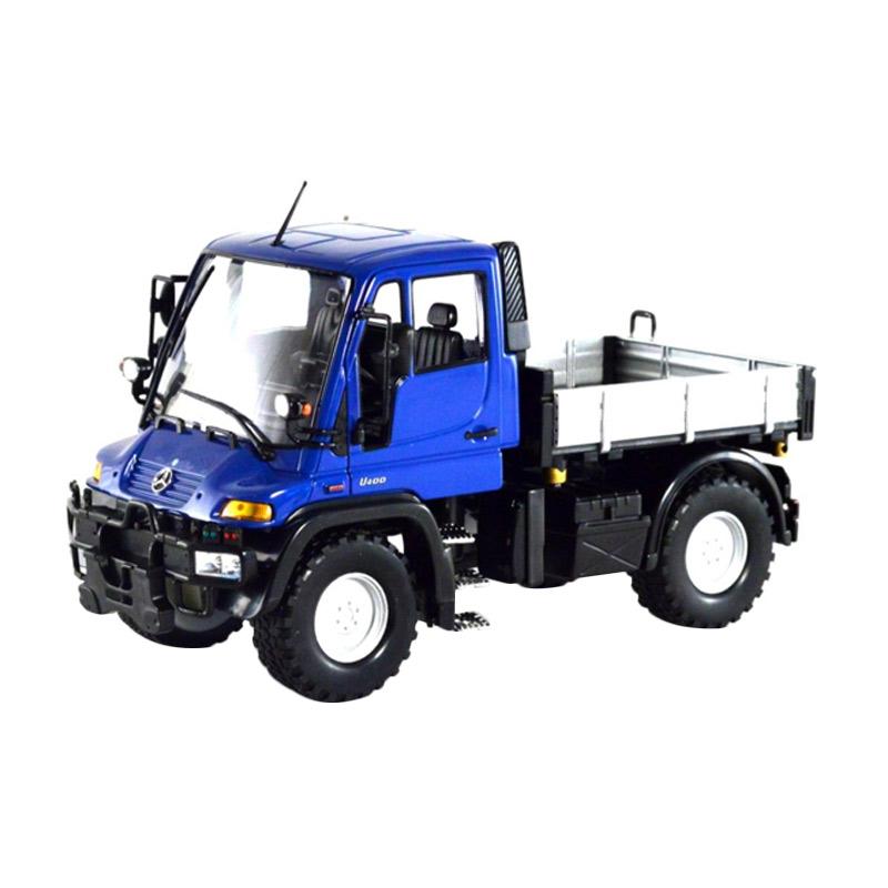 Promo Welly Mercedes Benz Unimog U400 Diecast - Blue [1:24] Diskon 43% ...