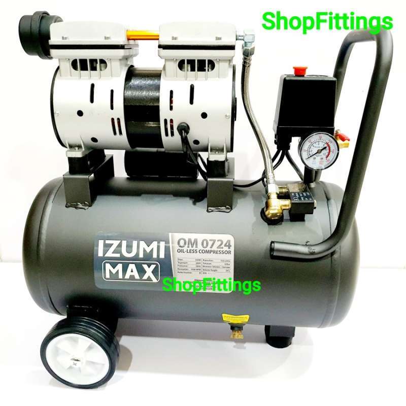 Jual Izumi Kompresor Angin OilLess Air Compressor Silent 24ltr - OM ...