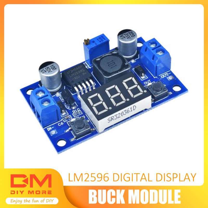 Jual DIYMORE | COD | LM2596 Buck Step-down Power Converter Module DC 4.0~40 to 1.3-37V LED ...