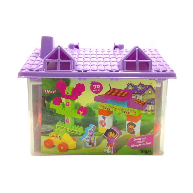 Jual Happy Toon Nickelodeon Dora House Blocks Set Mainan Anak di Seller ...