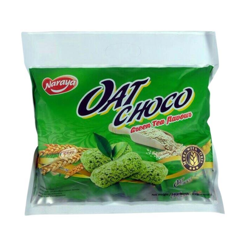 Promo Naraya Oat Choco Varian Green Tea [Asli/ 400gr] Diskon 14% di ...