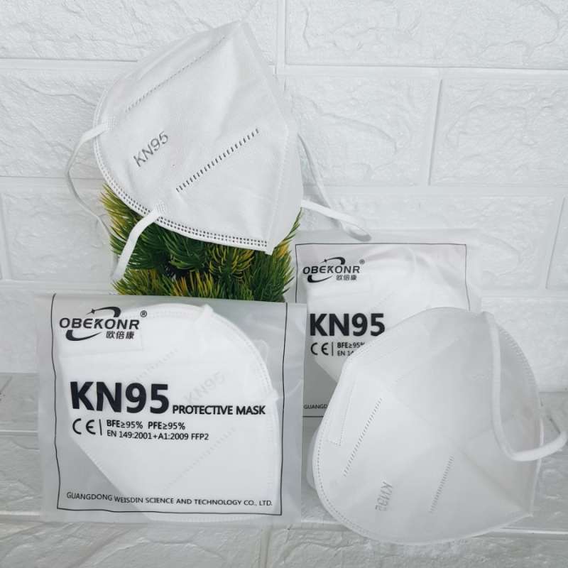 Jual Masker KN95 OBEKORN 5Ply Premium KN 95 Mask 1 Pack 5 Pcs - PUTIH ...