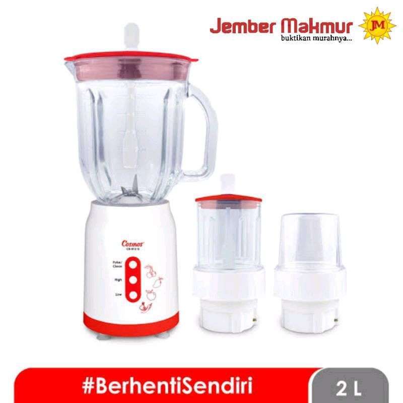 Jual Blender Kaca 3in1 Cosmos Blenz 2L CB 812 G - CB 12G 2 Liter Dry ...