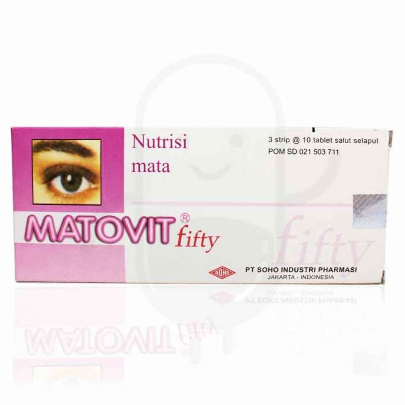 Jual Original Matovit Fifty Box Isi 30 Tablet Nutrisi Mata di Seller TO ...