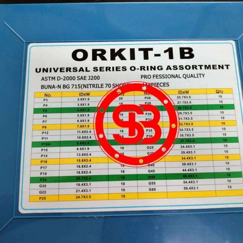 Jual Oring O-ring O Ring Kit Set Rubber Seal Orkit-1b - Orkit 1b Di ...