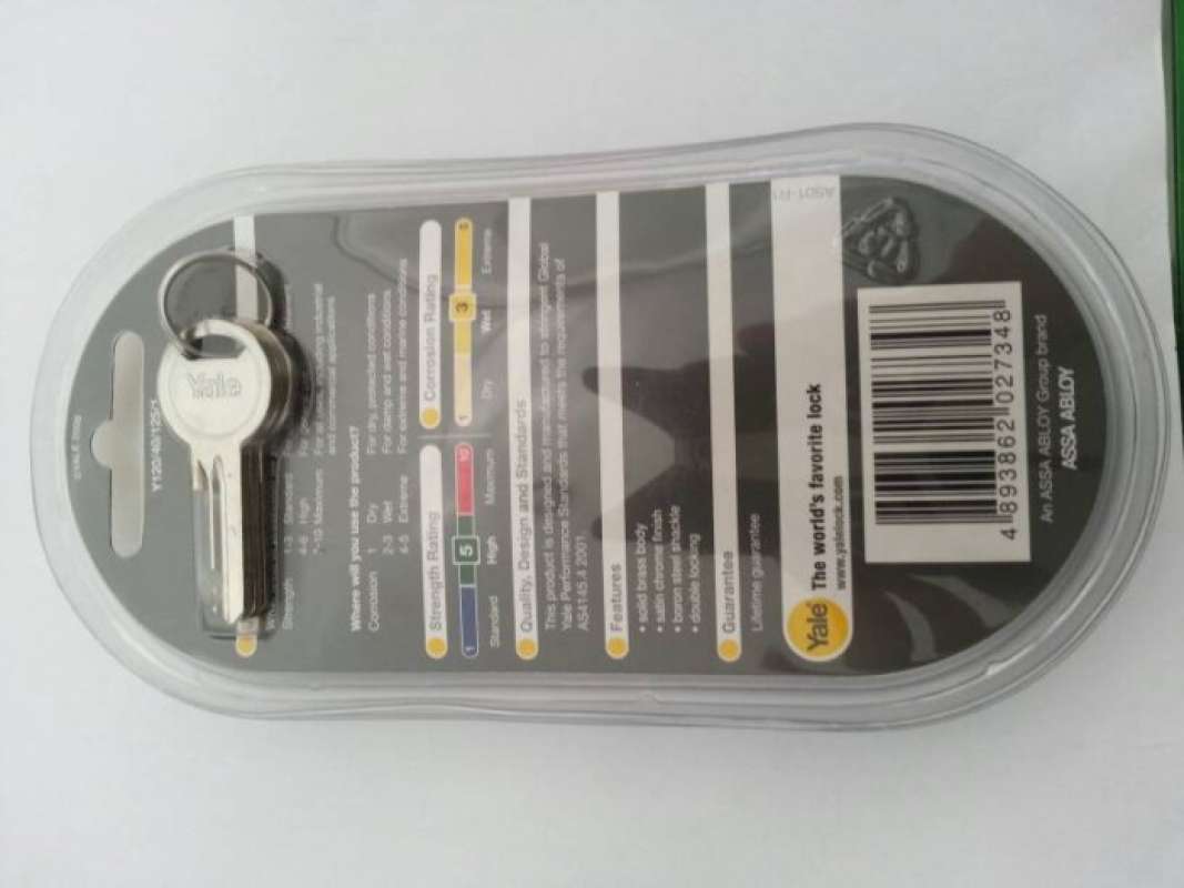 Jual Yale Gembok Outdoor 40mm Y120-40-125 di Seller JIHAN - Wanajaya ...