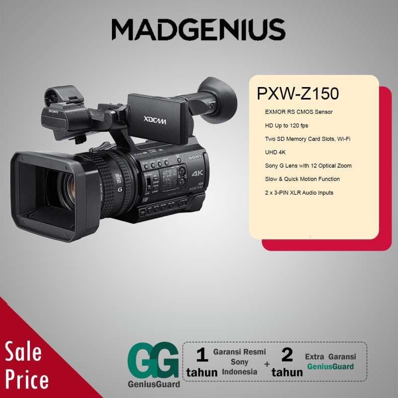 Jual SONY Original PXW-Z150 Compact handy camcorder / PXWZ150 quality ...