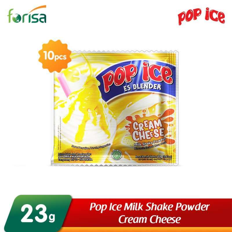 Promo Pop Ice Rasa Cream Cheese [1 Renceng isi 10 pcs / Sachet] Diskon ...