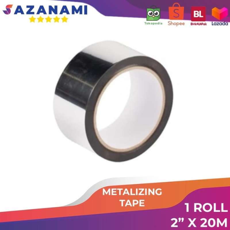 Jual LAKBAN METALIZING LAKBAN METALISING 2 METALIZED POLYESTER FILM - 2 ...