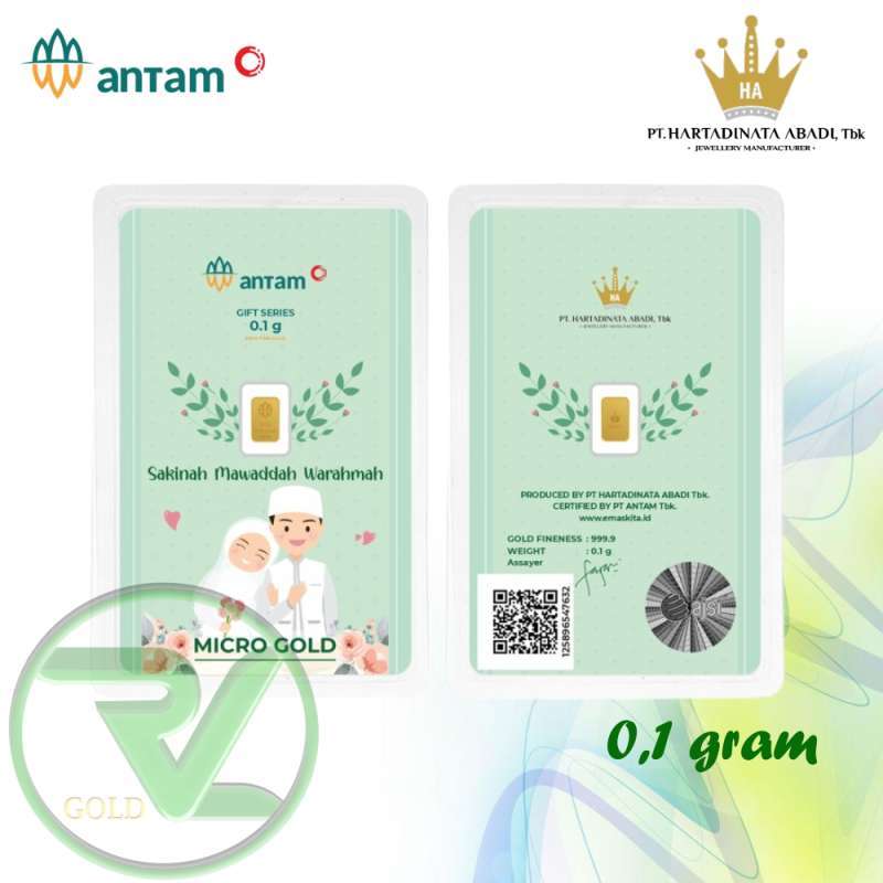 Promo MICRO GOLD ANTAM HARTADINATA ABADI WEDDING SAMAWA LOGAM MULIA [0 ...