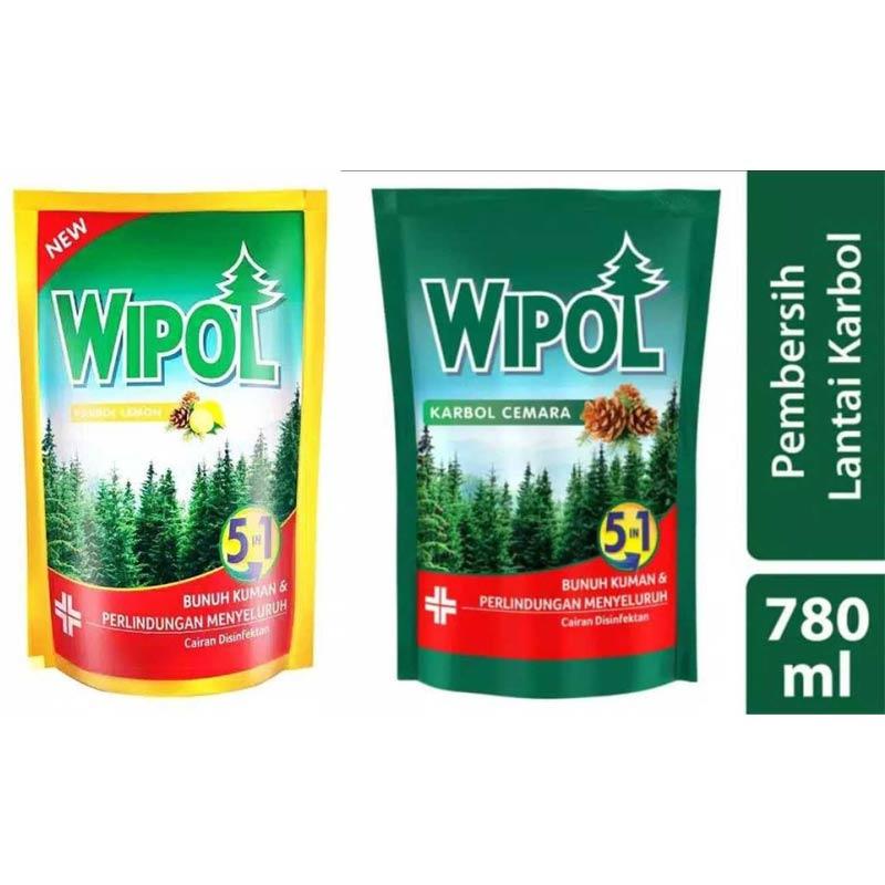 Jual Wipol Karbol Lemon Pine Refill Pembersih Lantai 780ml 780 Ml Di ...