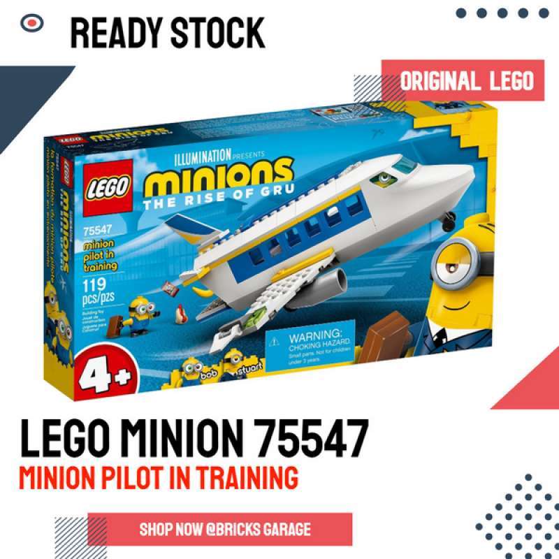 Jual LEGO 75547 Minion: Minion Pilot in Training di Seller Bricks ...