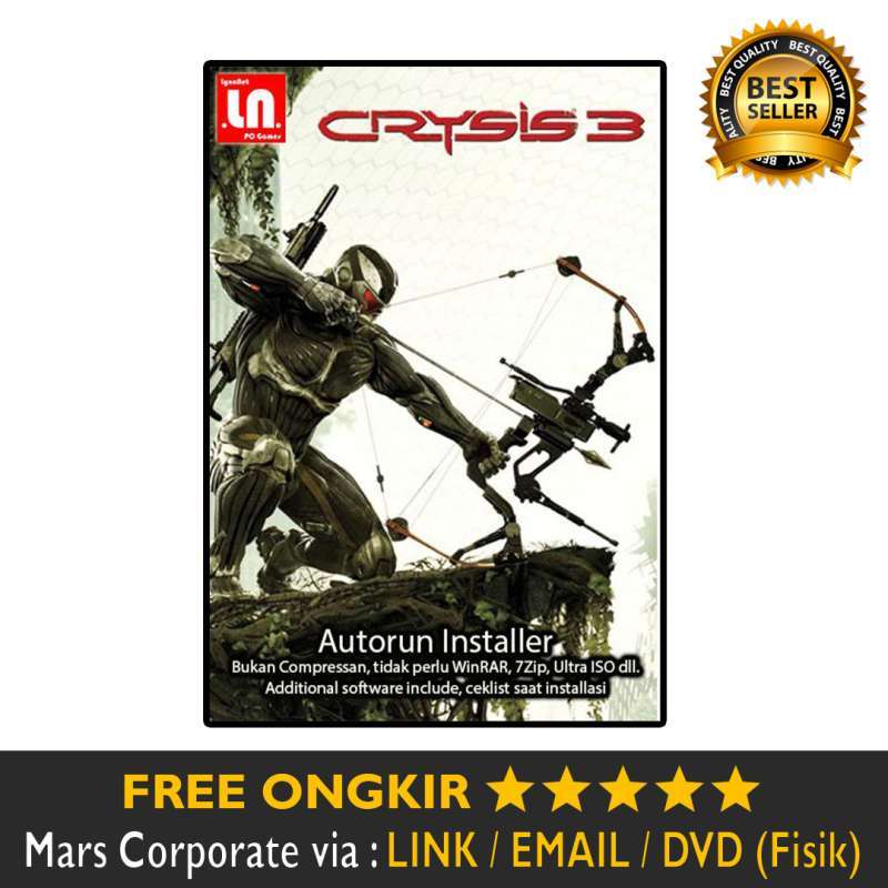 Jual CRYSIS 3 Full Version Game PC - PC Games Terbaru Kaset CD DVD Download Online di Seller ...