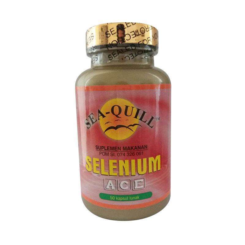 Promo Sea Quill Selenium + ACE Suplemen Kesehatan [50 Soft] EXP 2026 ...