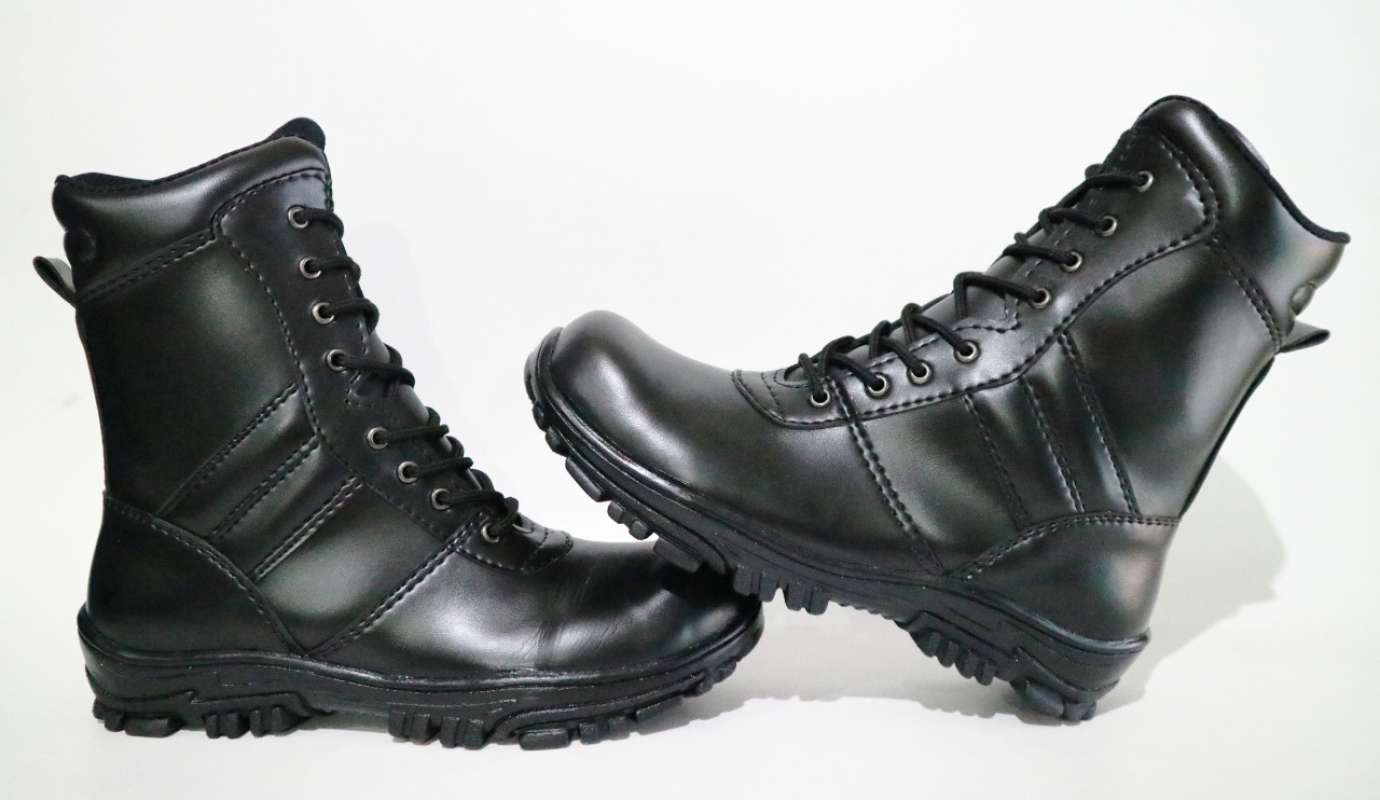Jual Sepatu safety pdl tni polisi ujung besi termurah bisa COD di ...