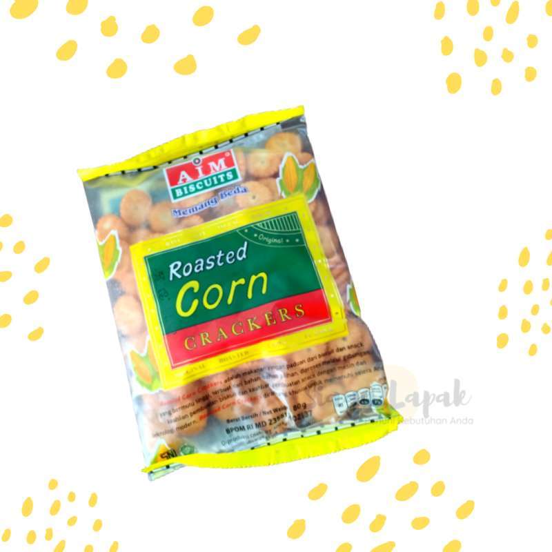 Promo Aim Biskuit Rasa Jagung - Roasted Corn Crackers 80gr Halal Diskon ...