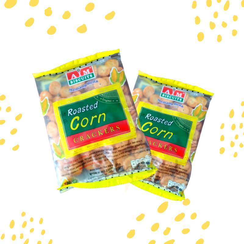 Promo Aim Biskuit Rasa Jagung - Roasted Corn Crackers 80gr Halal Diskon ...