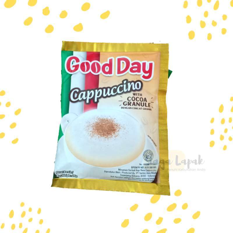 Promo Good Day Cappucino Sachet 25gr Diskon 35% Di Seller Siaga Lapak ...