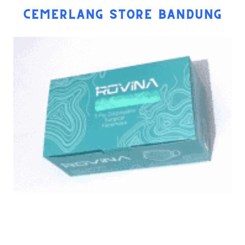 Jual Masker Medis Rovina 1 Box Isi 50 Pcs Warna Hijau di Seller ...