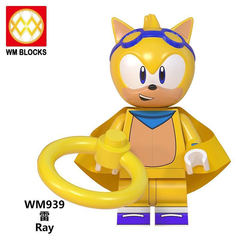 Jual WM939 - Ray Sonic the Hedgehog Lego Minifigure Brick WM6087 di ...