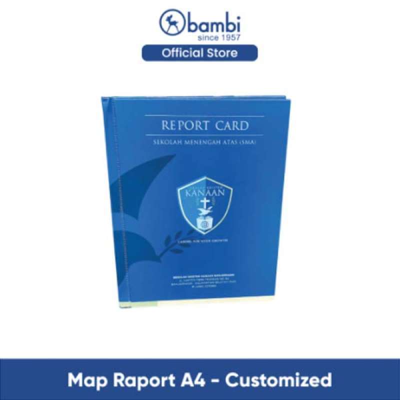 Jual Bambi Map Rapot/ Raport Sekolah A4 Document Raport Document Keeper ...