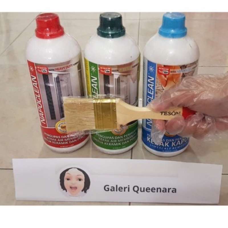 Promo NAPOCLEAN PEMBERSIH KERAMIK AJAIB HANYA DENGAN DIKUAS UKURAN 1 ...