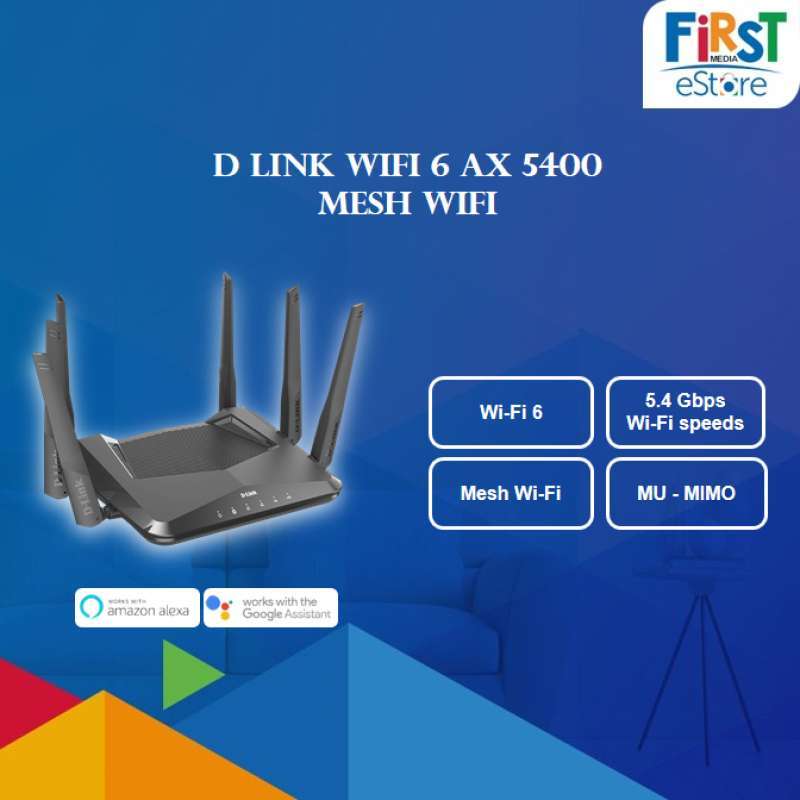 Jual D-link Ax5400 Mesh Wi-fi 6 Router Di Seller First Media Hardware ...