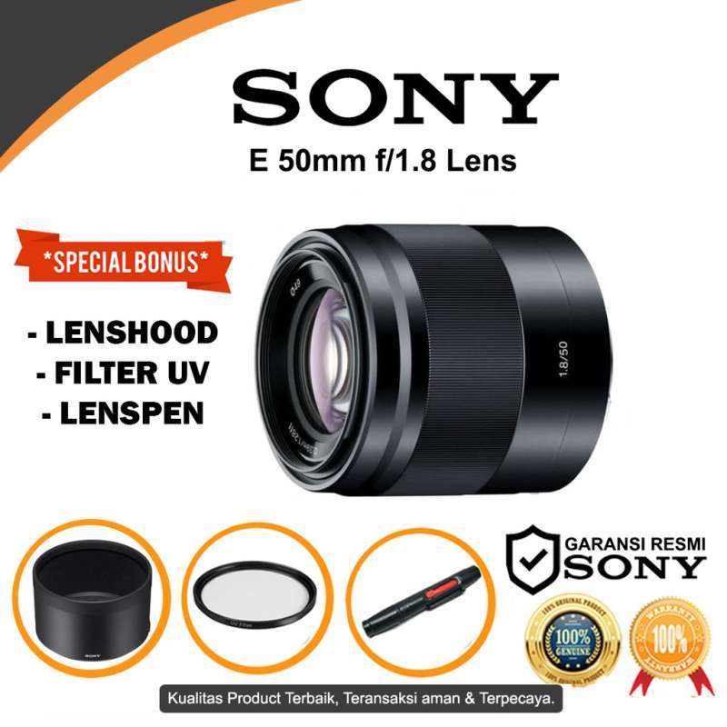 Jual Sony E 50mm F1.8 OSS For Kamera Mirrorless Sony GARANSI RESMI di ...
