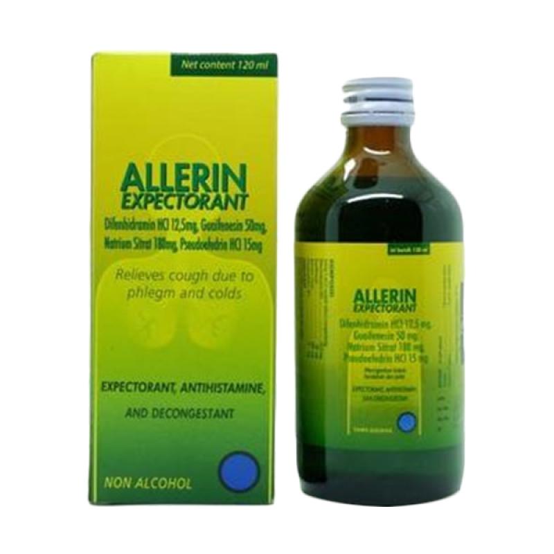 Jual Allerin Ekspektoran Sirup Obat Batuk [120 Ml] Di Seller Rx H Store ...