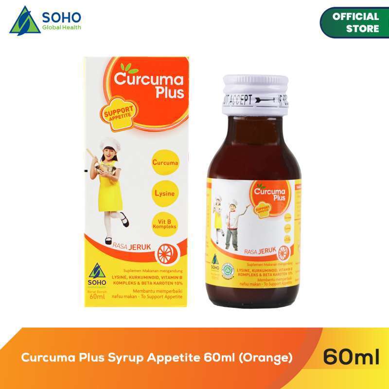 Jual Curcuma Plus Syrup Appetite Vitamin Anak Rasa Jeruk 60 ml di ...