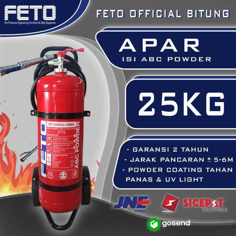 Jual Alat Pemadam Kebakaran (APAR) ABC Powder 25KG - FETO di Seller ...