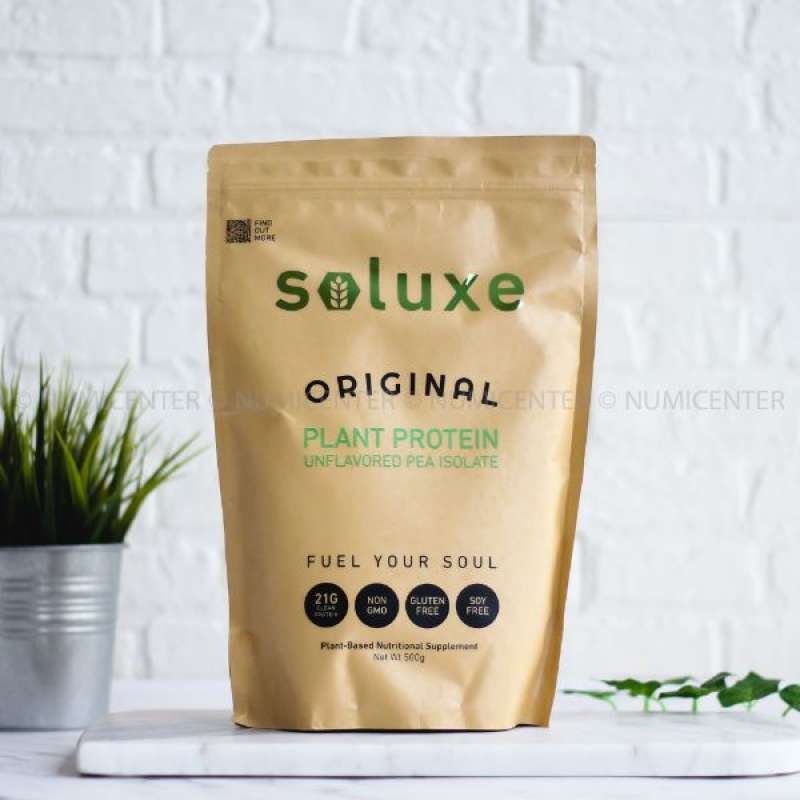 Jual 500G SOLUXE ORIGINAL PROTEIN POWDER GF VEGAN – SOLUXE di Seller ...