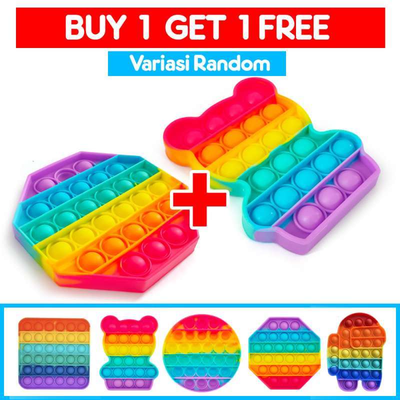 Jual Buy 1 Get 1 Free POP IT JUMBO Mainan Anak Fidget Push Pop It ...