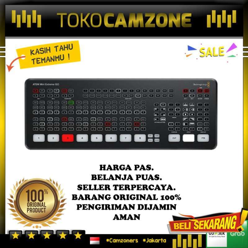 Jual Blackmagic Design ATEM Mini Extreme ISO Live Production Switcher ...