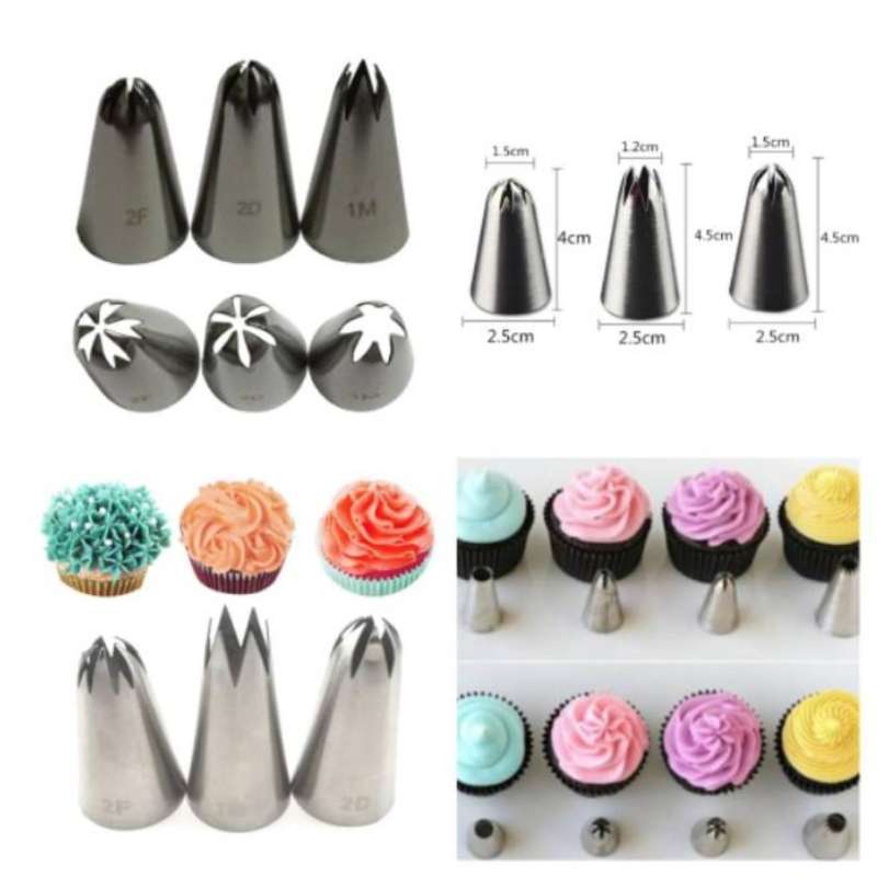 Jual Package of 3 pcs of 1M, 2D and 2F star syringes for basic wedding ...