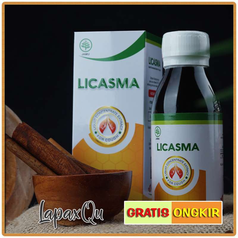 Jual Licasma Madu Sirup Sesak Napas Syrup Obat Asma Radang Paru Paru di ...