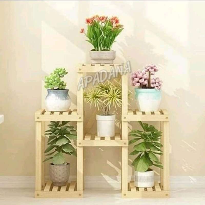 Promo rak tanaman minimalis modern Diskon 14% di Seller Make kayu ...
