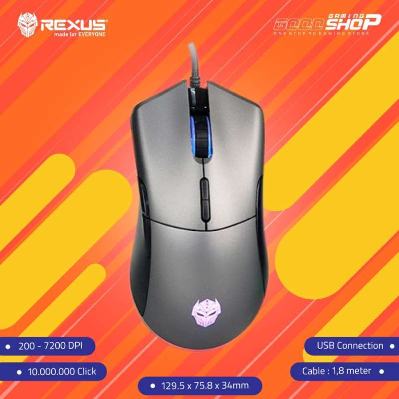 Jual Rexus Mouse Gaming Xierra X15 - Gaming Mouse Pink Di Seller Good ...